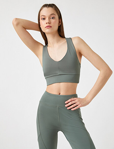 Koton Kadın U Yaka Yoga Sütyeni