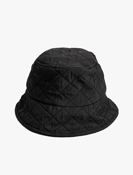 Koton Kadın Kapitone Bucket Şapka