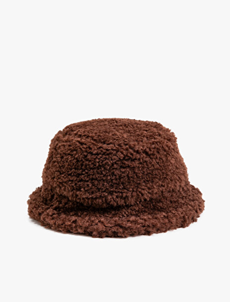Koton Kadın Peluş Bucket Şapka