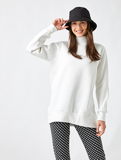 Koton Kadın Balıkçı Yaka Oversize Tunik