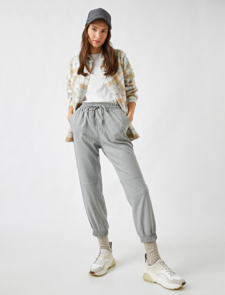 Koton Kadın Beli Bağlamalı Jogger Pantolon