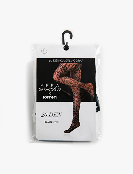 Koton Kadın Leoparlı Külotlu Çorap