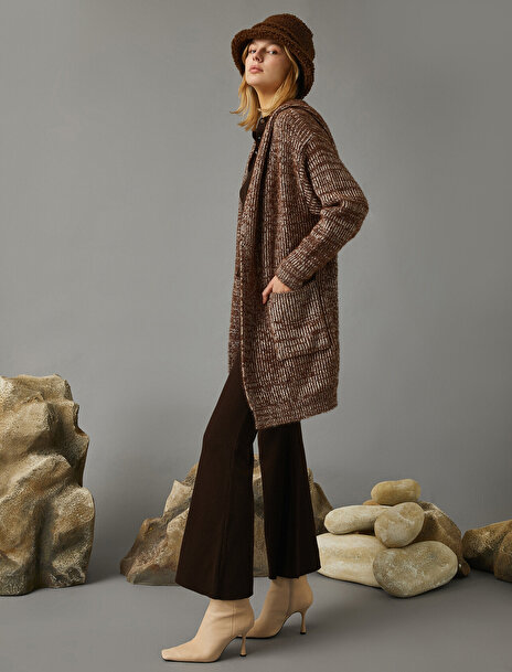 Koton Kadın Örme Cepli Hırka