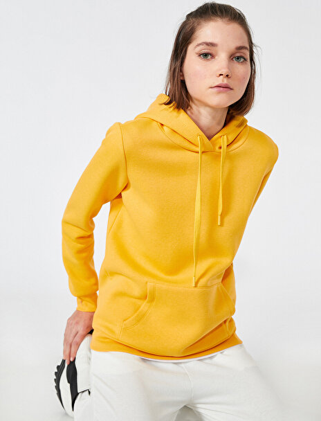 Koton Ole Genç Kız Kapüşonlu Kanguru Cepli Sweatshirt