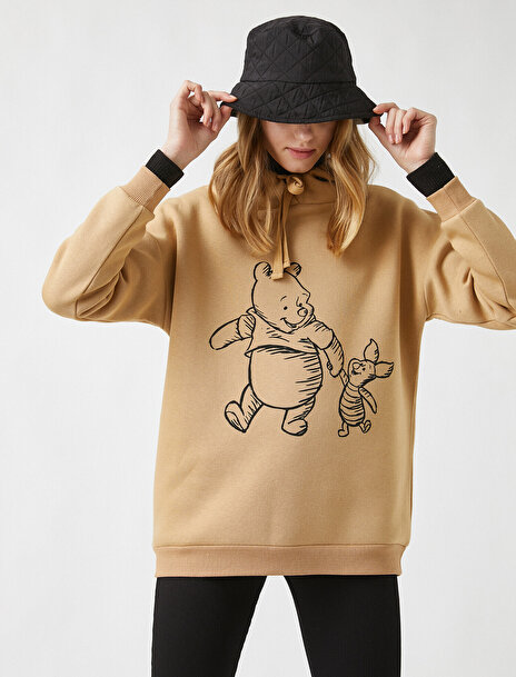 Koton Ole Genç Kız Disney Lisanslı Uzun Kollu Baskılı Sweatshirt