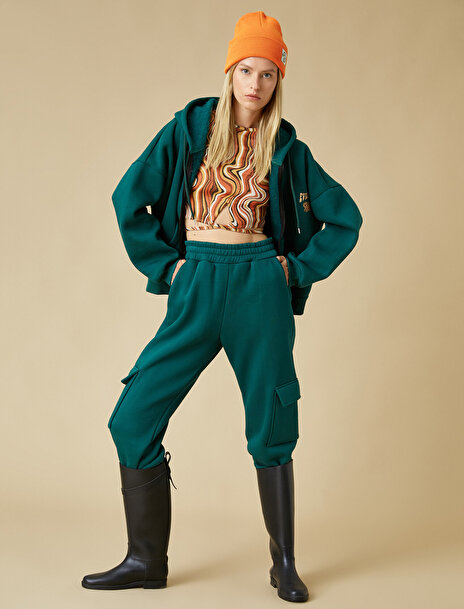 Koton Ole Genç Kız Beli Lastikli Cepli Jogger Eşofman Altı