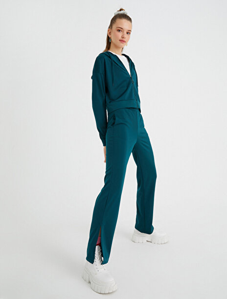 Koton Kadın Beli Lastikli Bol Paçalı Pantolon