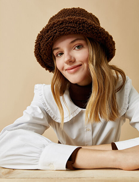 Koton Ole Genç Kız Bebe Yakalı Uzun Kollu Gömlek