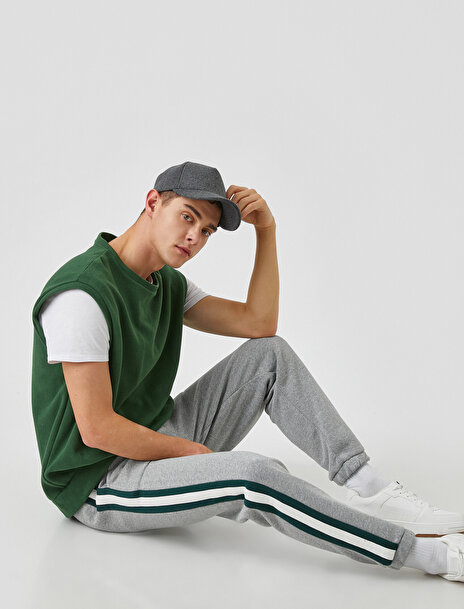 Koton Erkek Şeritli Slim Fit Eşofman Altı Koton Erkek Şeritli Slim Fit Eşofman Altı