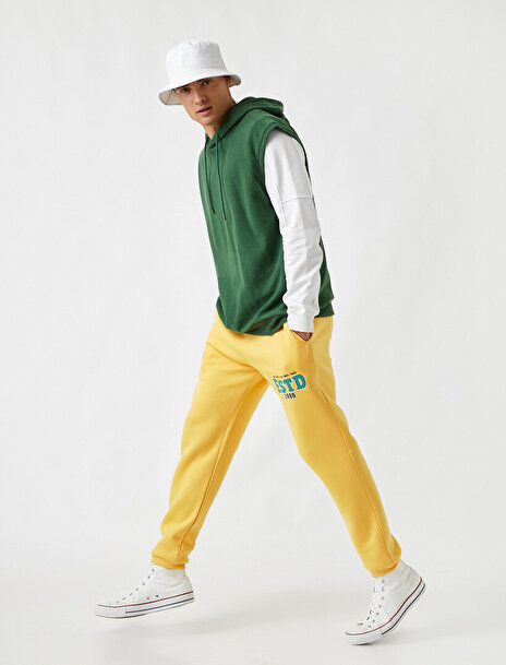 Koton Erkek Kolej Baskılı Eşıfman Altı