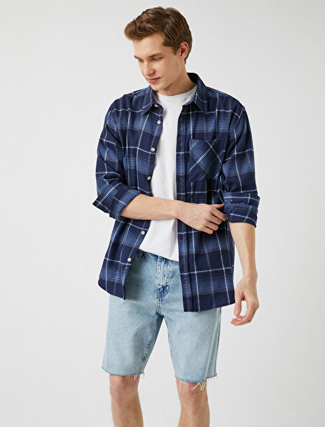 Koton Erkek Ekoseli Oduncu Gömleği