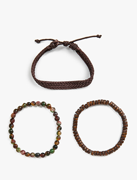 Koton Erkek Boncuk Detaylı Bileklik