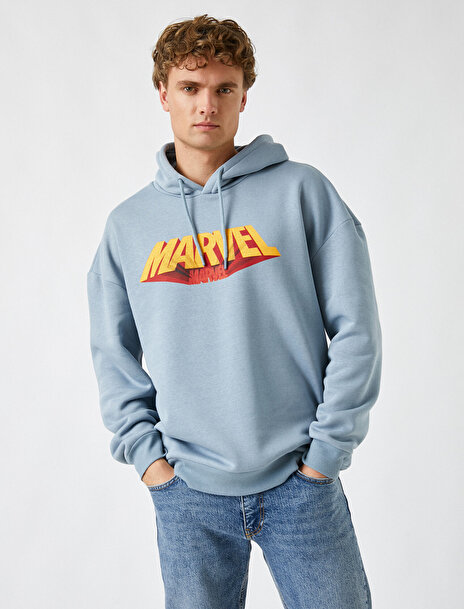 Koton Erkek Marvel Oversize Kapşonlu Sweatshirt Lisanslı Baskılı Koton Erkek Marvel Oversize Kapşonlu Sweatshirt Lisanslı Baskılı
