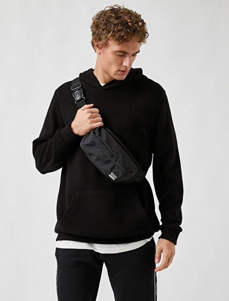 Koton Erkek Oversize Basic Kapşonlu Sweatshirt