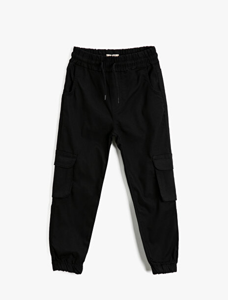 Koton Erkek Çocuk Jogger Dokuma Pantolon Relax Fit Pamuklu Koton Erkek Çocuk Jogger Dokuma Pantolon Relax Fit Pamuklu