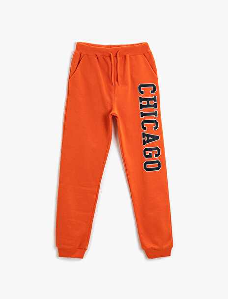 Koton Erkek Çocuk Şehir Baskılı Jogger Eşofman Altı Cepli