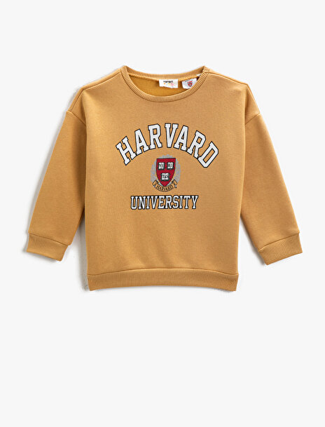 Koton Kız Çocuk Harvard University Lisanslı Baskılı Sweatshirt Pamuklu Koton Kız Çocuk Harvard University Lisanslı Baskılı Sweatshirt Pamuklu