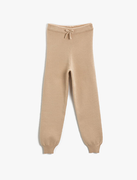 Koton Kız Çocuk Fiyonklu Triko Uzun Tayt