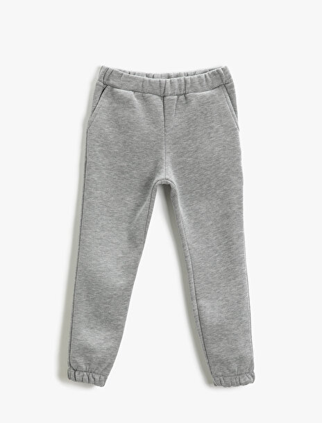 Koton Kız Çocuk Basic Jogger Eşofman Altı Cepli