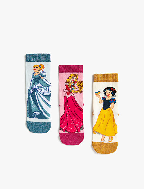 Koton Kız Çocuk Disney Princesses Lisanslı Baskılı Çorap Seti Koton Kız Çocuk Disney Princesses Lisanslı Baskılı Çorap Seti