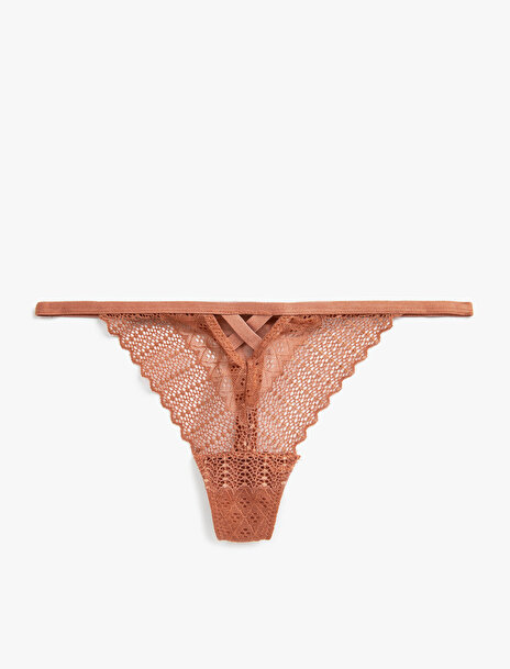 Koton Kadın Dantelli Tanga