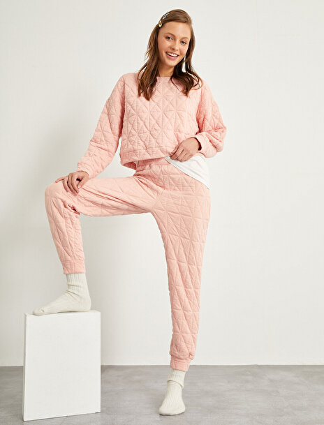Koton Kadın Kapitone Jogger Pijama Altı