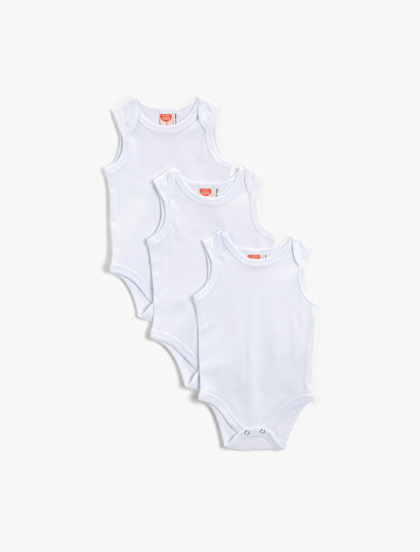 Koton Erkek Çocuk 3'lü Zıbın Seti Kolsuz Pamuklu