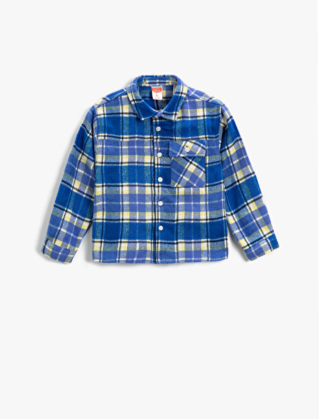 Koton Erkek Çocuk Ekoseli Gömlek Uzun Kollu