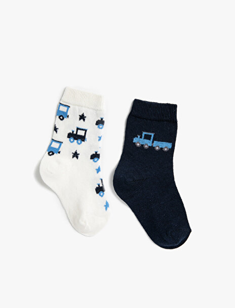 Koton Erkek Çocuk Baskılı Erkek Bebek Çorap Seti