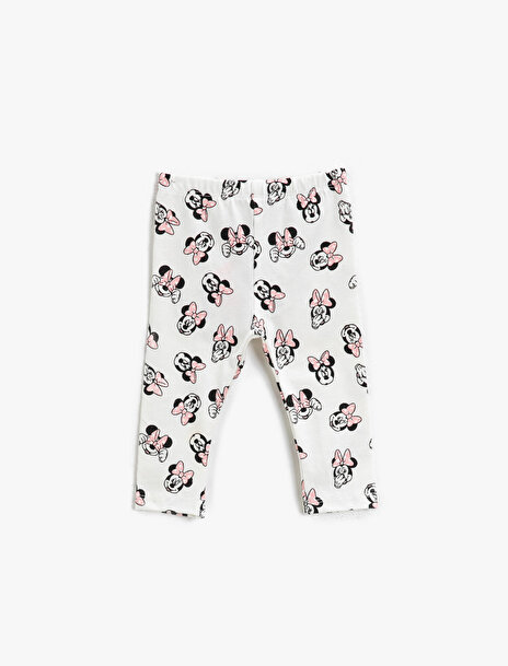 Koton Kız Çocuk Minnie Mouse Baskılı Tayt Lisanslı Pamuklu Koton Kız Çocuk Minnie Mouse Baskılı Tayt Lisanslı Pamuklu