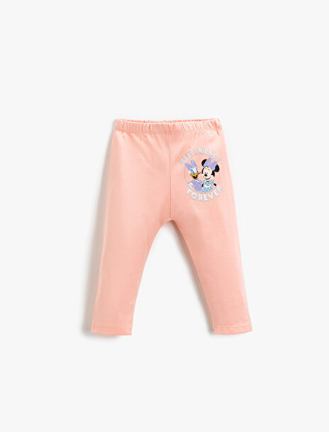 Koton Kız Çocuk Minnie Mouse Baskılı Tayt Lisanslı Pamuklu Koton Kız Çocuk Minnie Mouse Baskılı Tayt Lisanslı Pamuklu