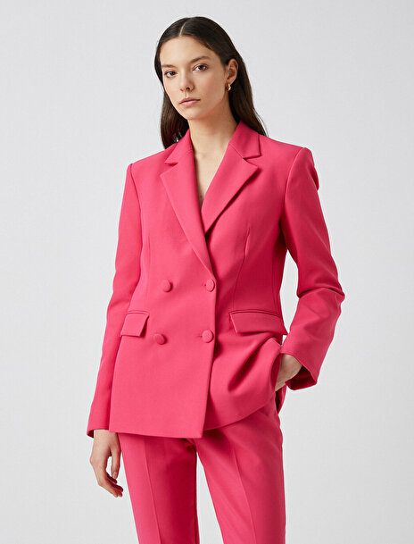 Koton Kadın Kruvaze Yaka Ceket