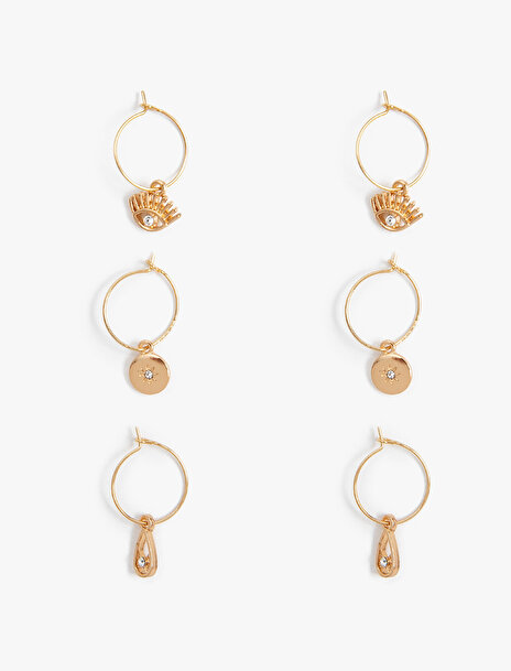 Koton Kadın Taş Detaylı Küpe