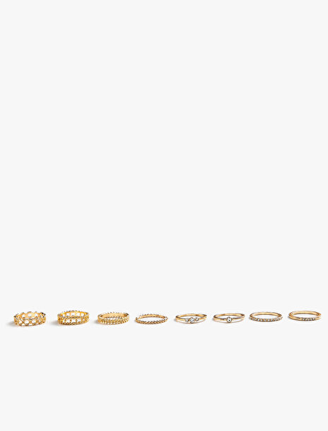 Koton Kadın Taş Detaylı Çoklu Yüzük