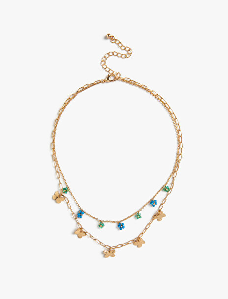 Koton Kadın Boncuk Detaylı Kolye