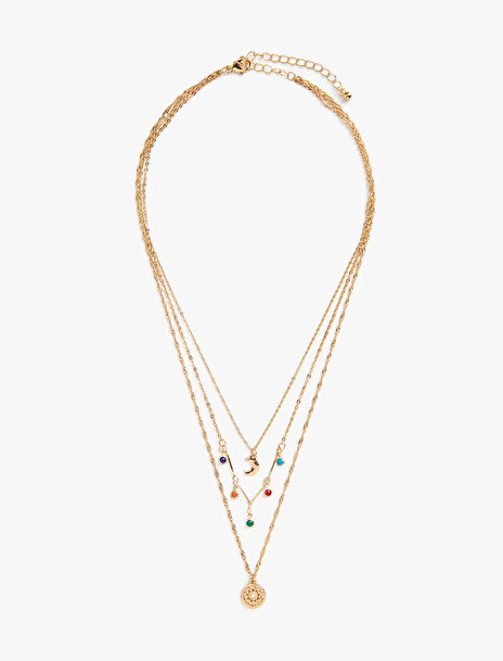 Koton Kadın Boncuk Detaylı Kolye