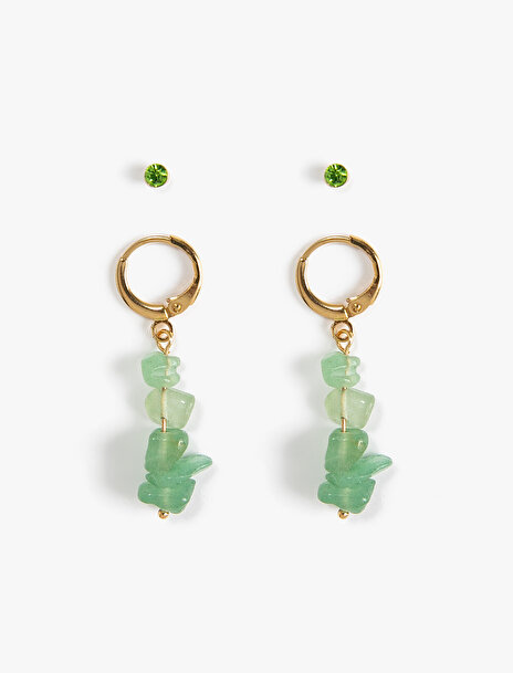 Koton Kadın Taş Detaylı Küpe