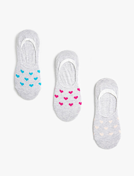 Koton Kadın Kalp Desenli Kadın Çorap