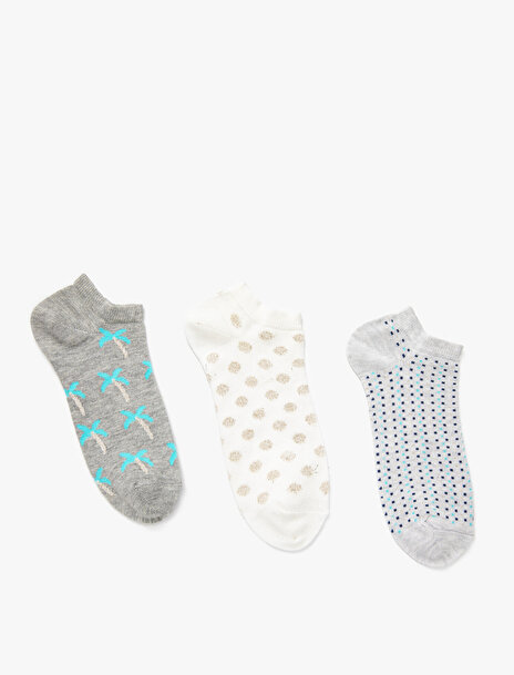 Koton Kadın Puantiyeli Kadın Çorap Seti
