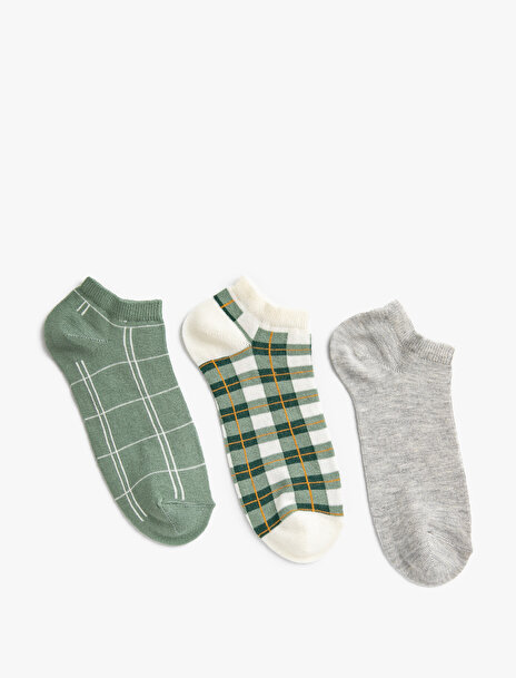Koton Kadın Kareli Kadın Çorap Seti Koton Kadın Kareli Kadın Çorap Seti