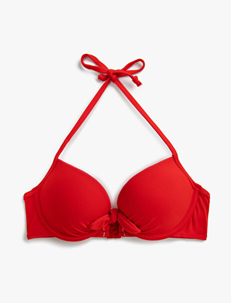 Koton Kadın Bağlama Detaylı Fiyonk Bikini Üst