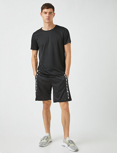 Koton Erkek Baskılı Cepli Spor Şort