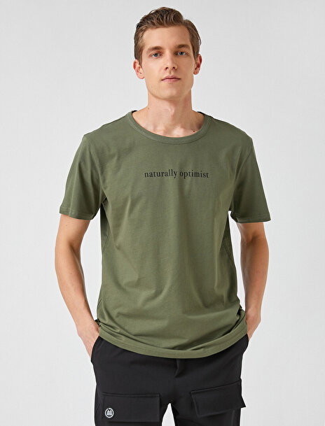 Koton Erkek Minimal Baskılı Tişört