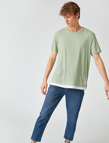 Koton Erkek Oversize Etiketli Tişört