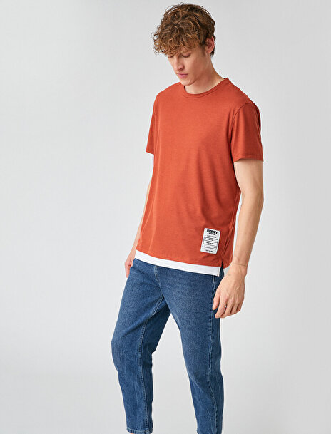 Koton Erkek Oversize Etiketli Tişört