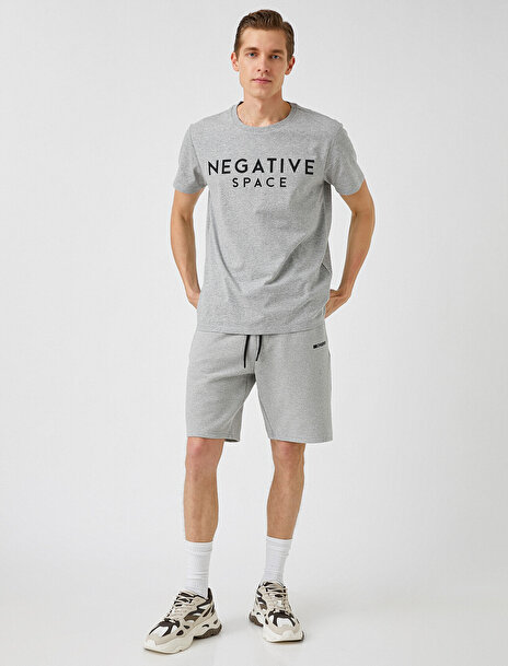 Koton Erkek Slim Fit Baskılı Tişört