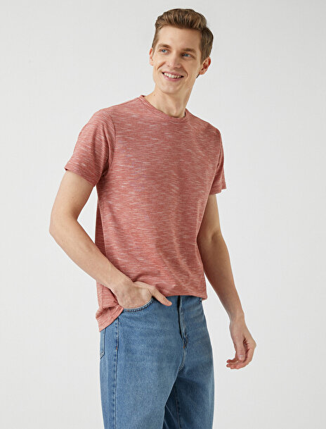 Koton Erkek Kırçıllı Basic Tişört