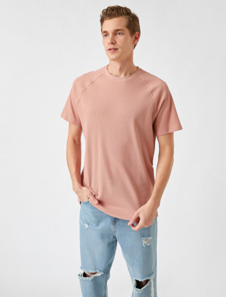 Koton Erkek Reglan Kol Basic Tişört
