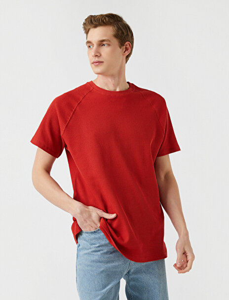 Koton Erkek Reglan Kol Basic Tişört