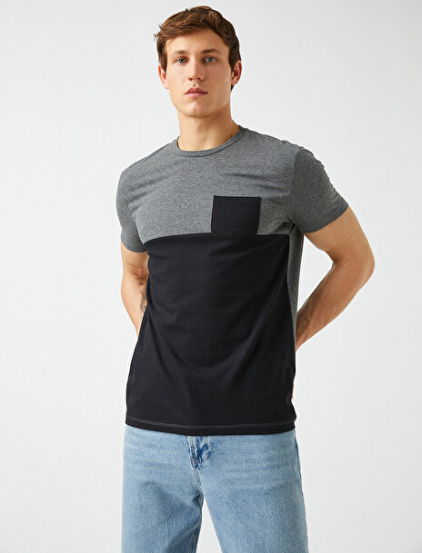 Koton Erkek Slim Fit Cepli Tişört